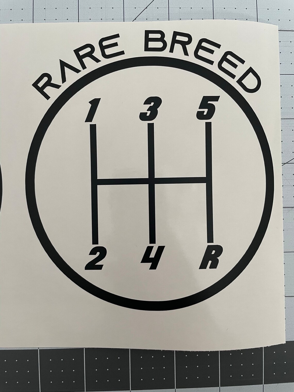 Save the Manuals Shift Pattern Decal customizable - Etsy