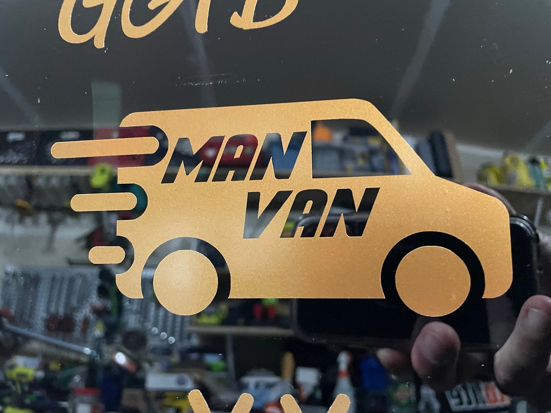 MAN VAN Sticker - Etsy