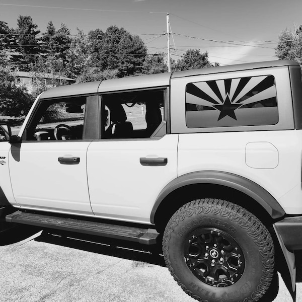 Bronco Rear Window Decal - Etsy