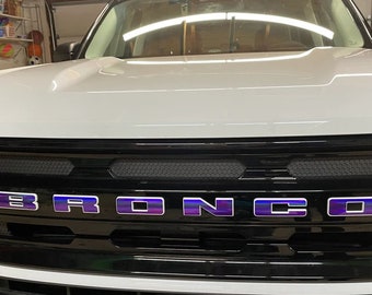 Full Set Bronco Sport Letter Overlays - Etsy