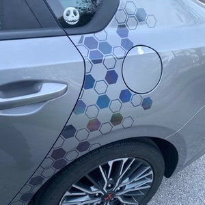 Hexagon / Honeycomb JDM Car Decal Sticker 2 Inch / Hex Side Vehicle ...