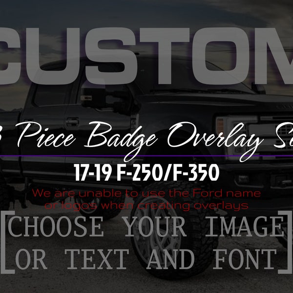 Custom Ford F250 Emblems - Etsy