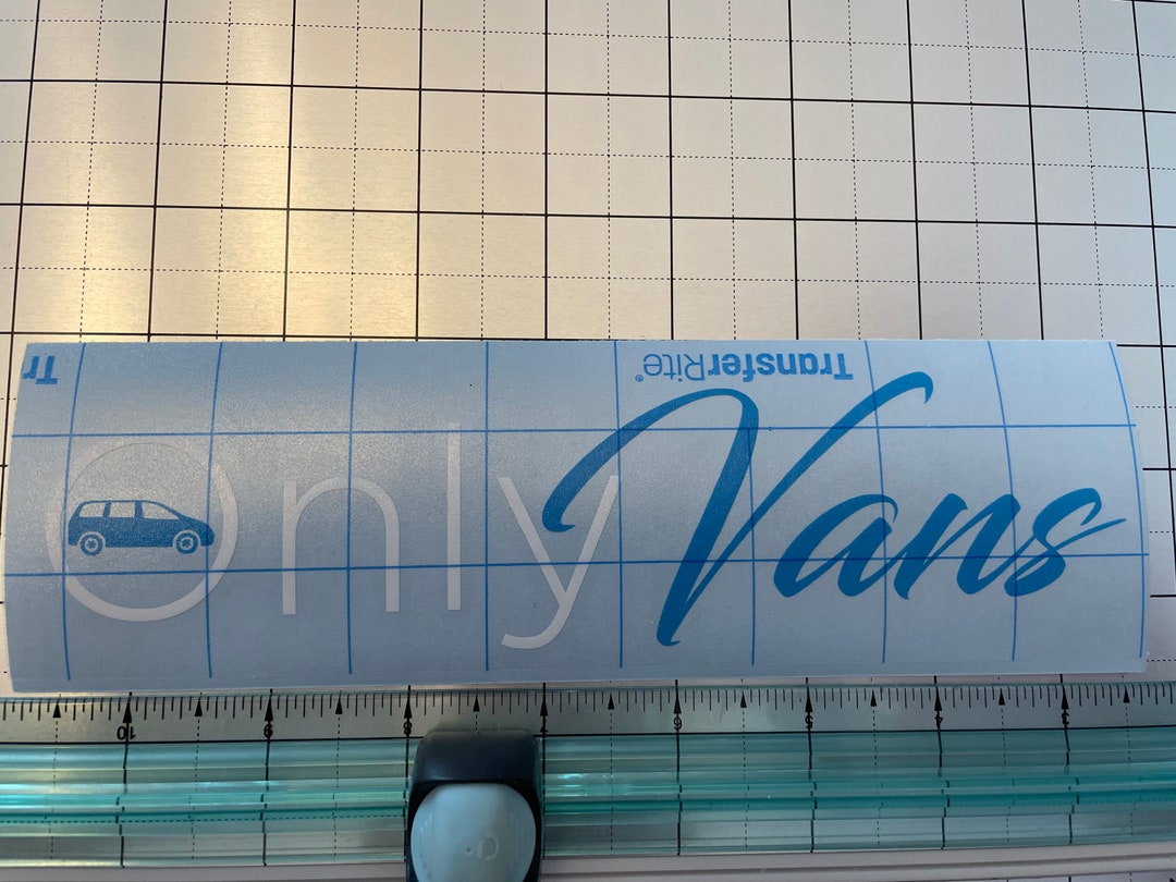 Only Vans Decal / Van / Conversion Van / Laptop / Window / - Etsy
