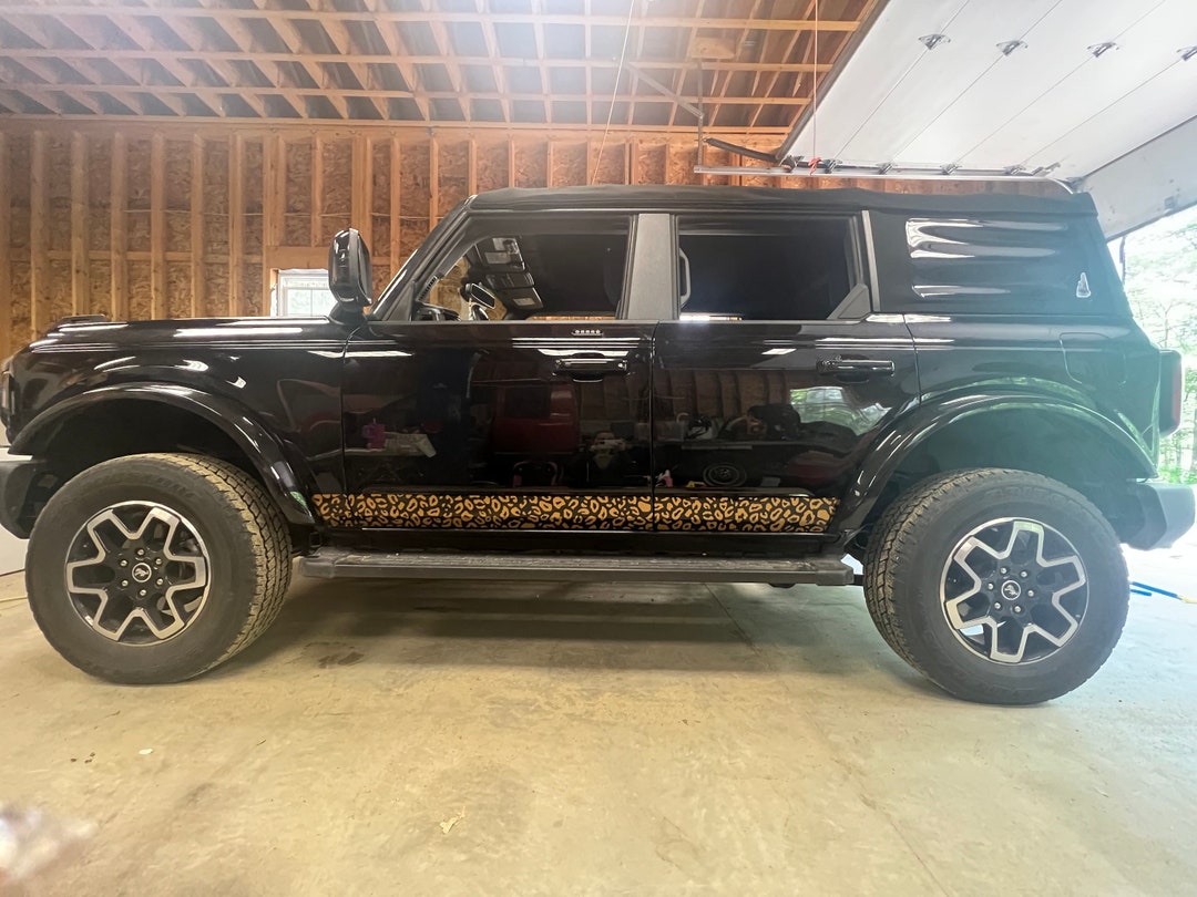 21+ 4 Door Bronco Leopard Door Stripes - Etsy