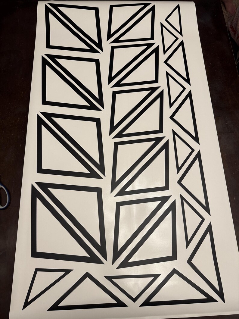 Triangle Outline JDM Car Decal Sticker / Triangle Side Vehicle Wrap ...