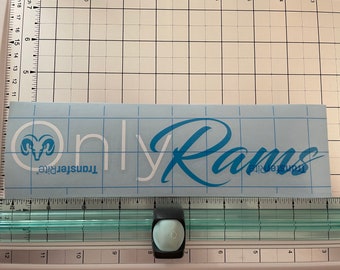 Rams Decal Sticker | Etsy