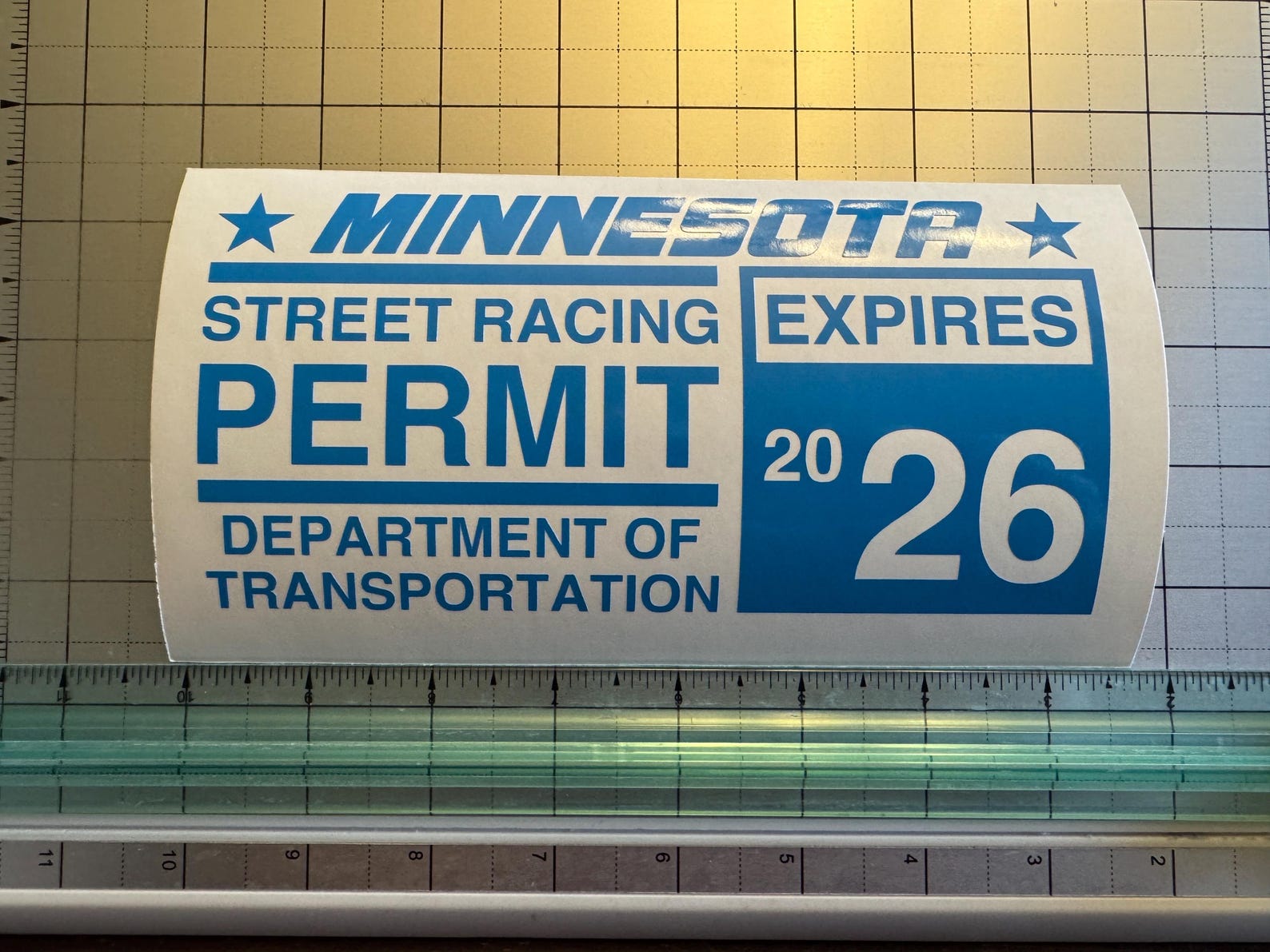 2026 State Street Racing License Decal / Sticker - Etsy