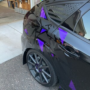 Triangle JDM Car Decal Sticker / Triangle Side Vehicle Wrap / Truck Car ...