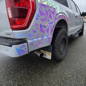 Triangle JDM Car Decal Sticker / Triangle Side Vehicle Wrap / Truck Car ...