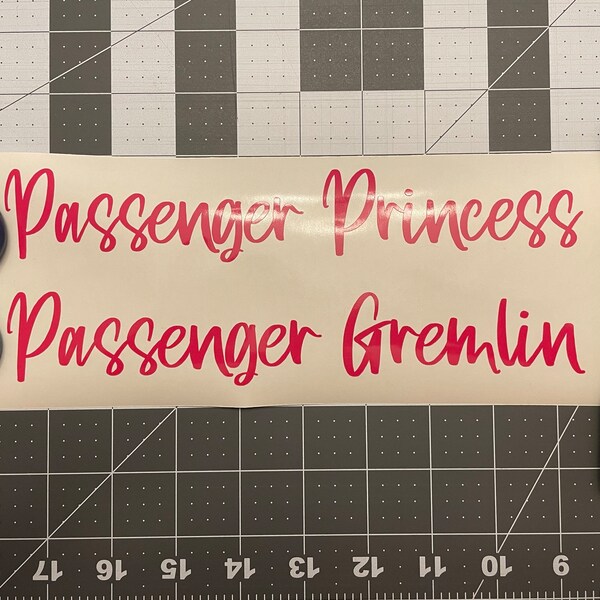 Passenger Princess Sticker - Etsy