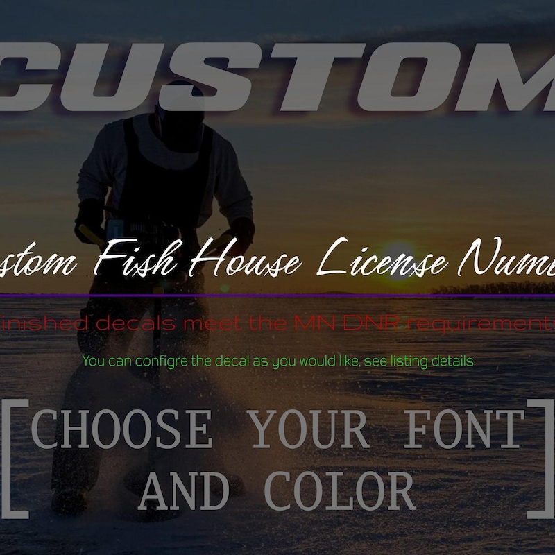 Numbers for Fish House - Etsy