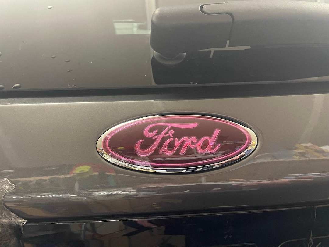 1 Pc. Tinted Ford Badge Overlay Fits Many Ford Vehicles (see Dropdown ...