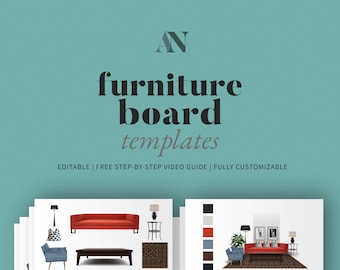 Simple Interior Design Title Block Templates A2 / A3 / A4 | Etsy