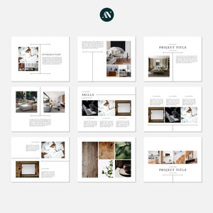 Classic Sophisticated Interior Design Portfolio Template - Canva ...