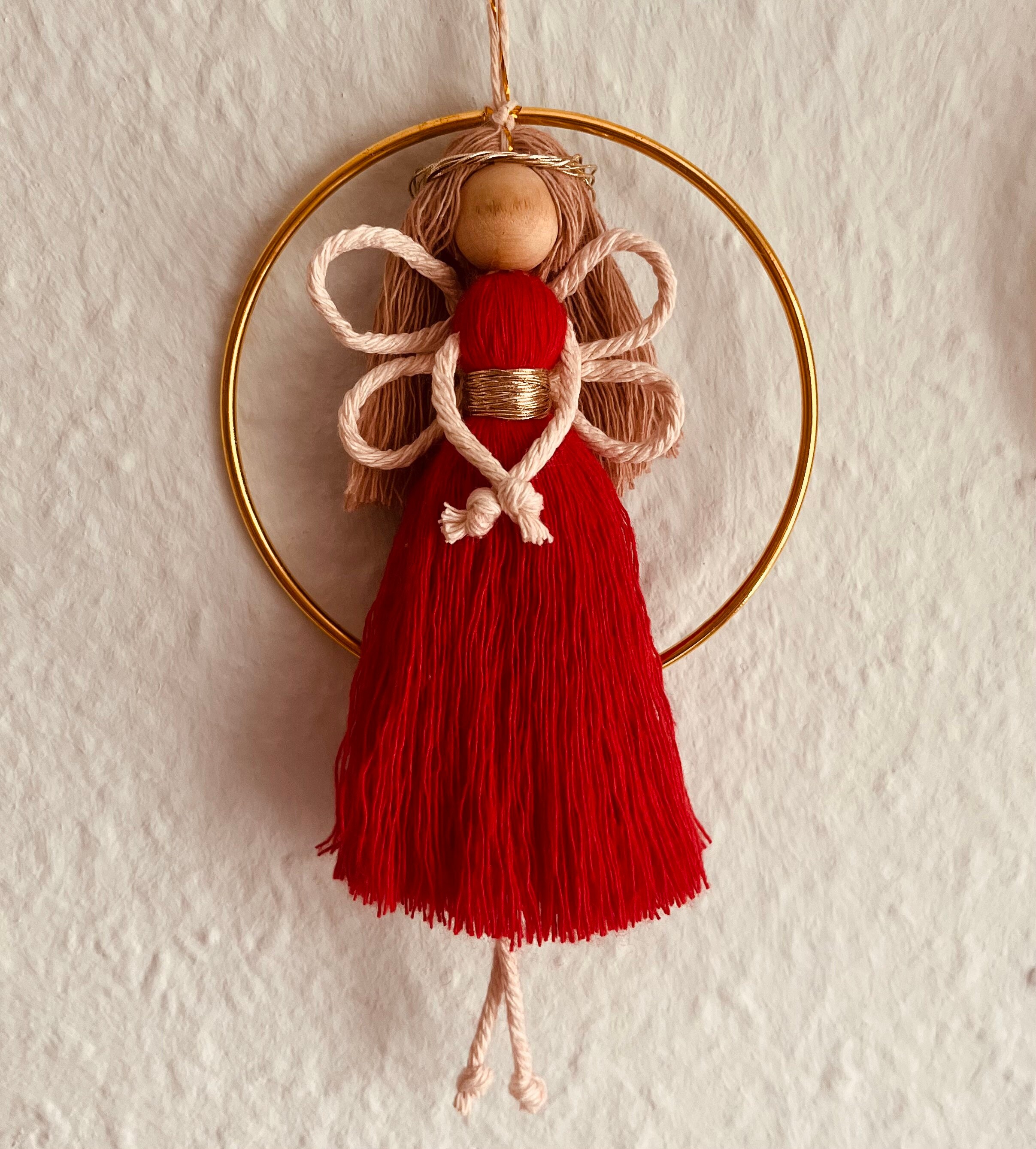 Weihnachtsengel Aus Makramee – Makramee Engel Selber Machen Anleitung ...