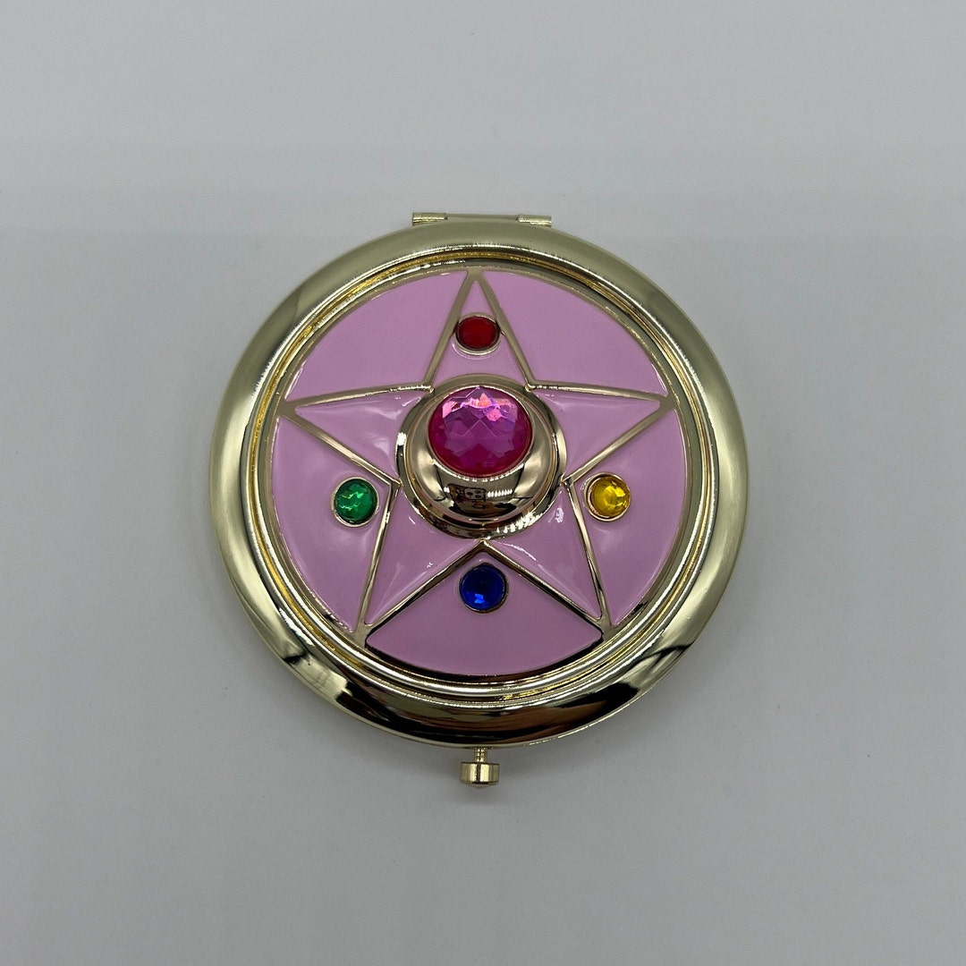 Sailor Moon Mirror Compact Crystal Star Brooch Sailor Moon - Etsy