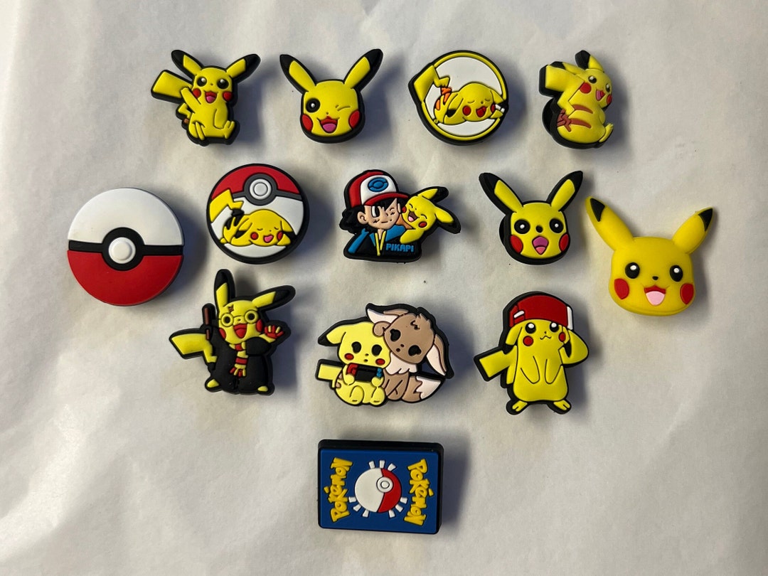 Pokemon Croc Charms Pokemon Shoe Charm Pikachu Jibb - Etsy