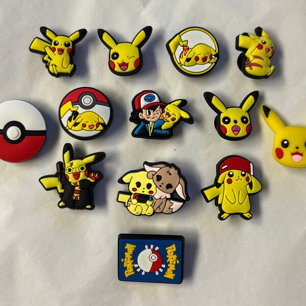 Pikachu Charm - Etsy