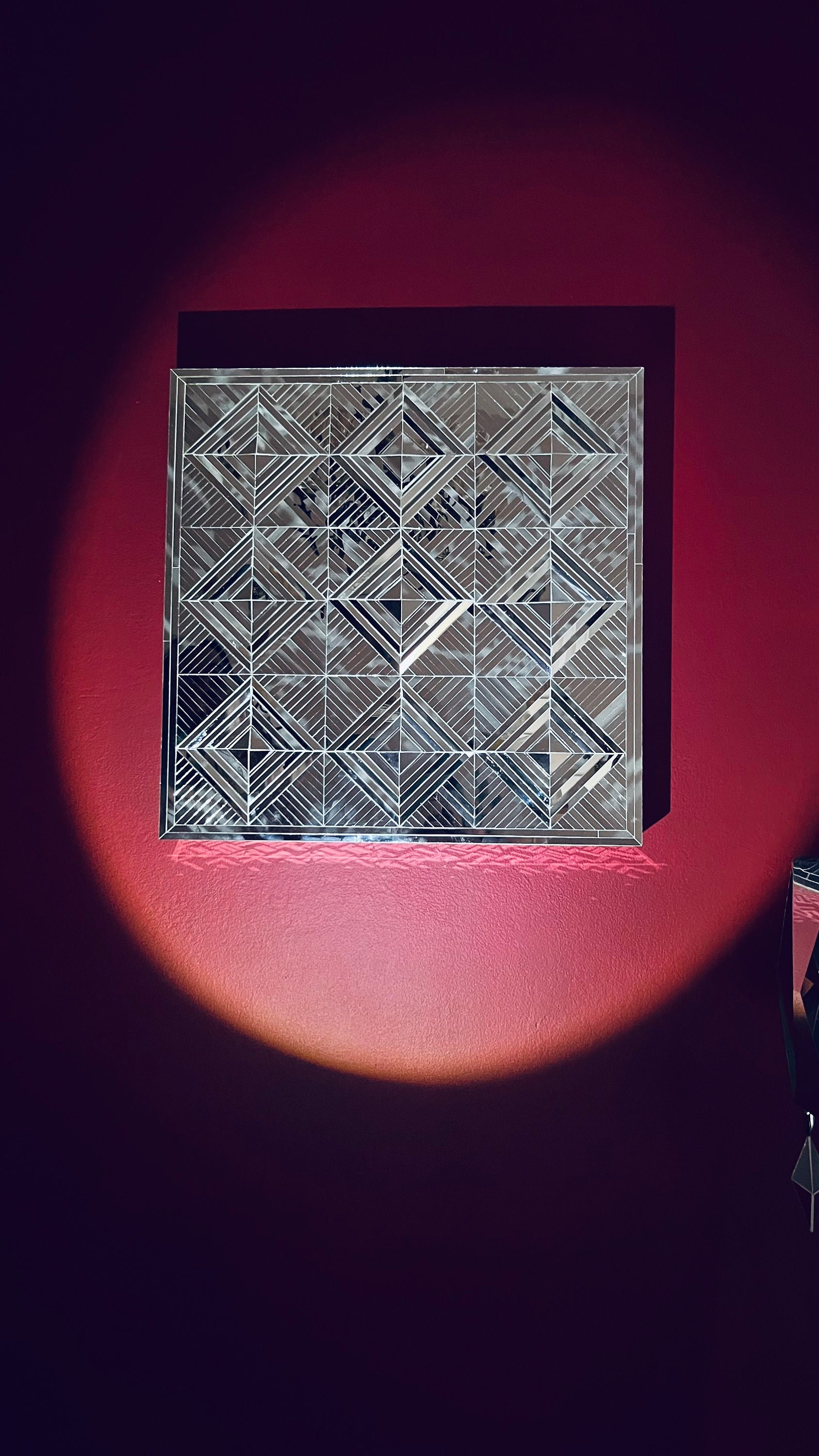 Luxury Square Mirror, Artwork, Modern Wall Mirror, Designer Decorative ...