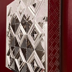 Luxury Square Mirror, Artwork, Modern Wall Mirror, Designer Decorative ...