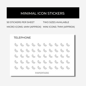 Office & Admin Stickers | Micro Icons | Mini Icon Stickers | 21 Options ...