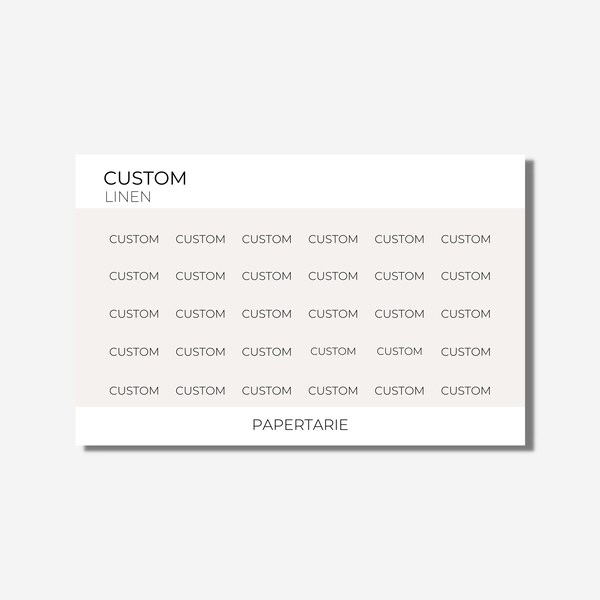 Custom Text Stickers - Etsy