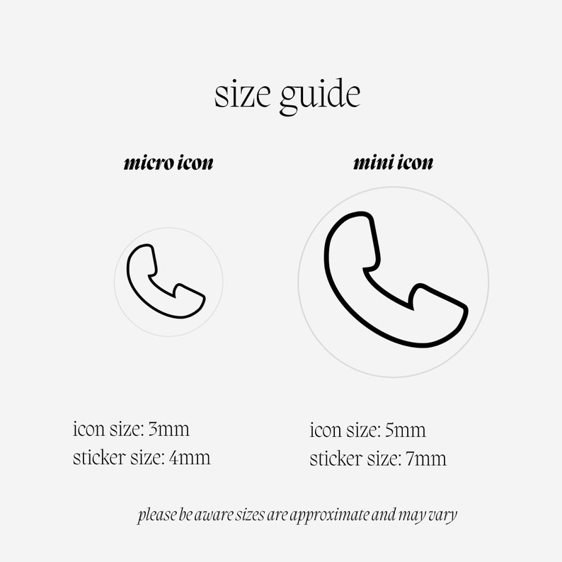 Mini Entertainment Icon Stickers | 18 Options | Mini Icon | Transparent ...