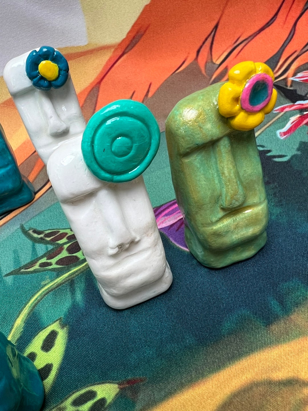Ancestors Solstice Collection - Miniature Moai OOAK Hand-sculpted ...