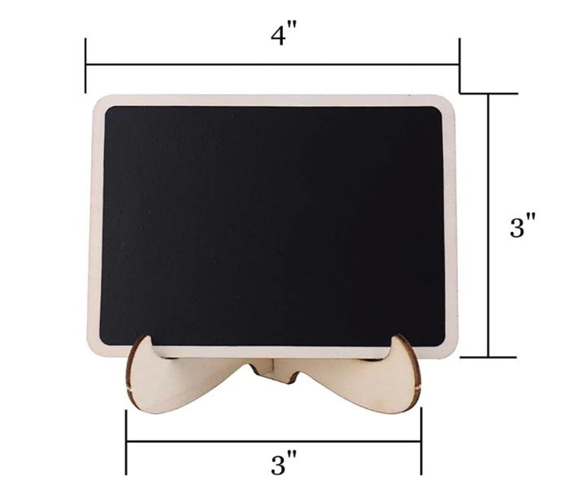 Custom Wooden Chalkboard Buffet Signs, Tablescape Signs, Food Labels ...