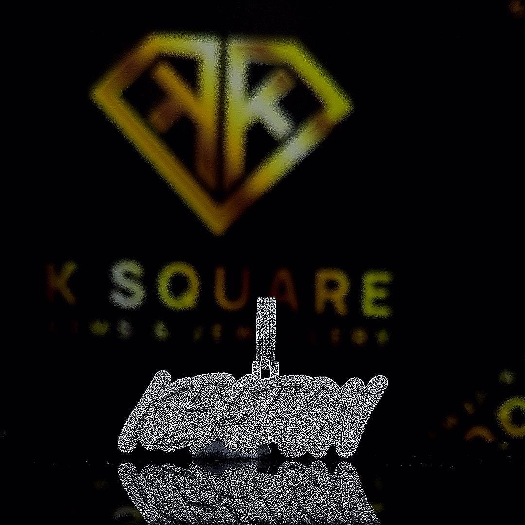 Custom Number Hip Hop Pendant, Custom Your Lucky Letter, Men's Hip Hop ...