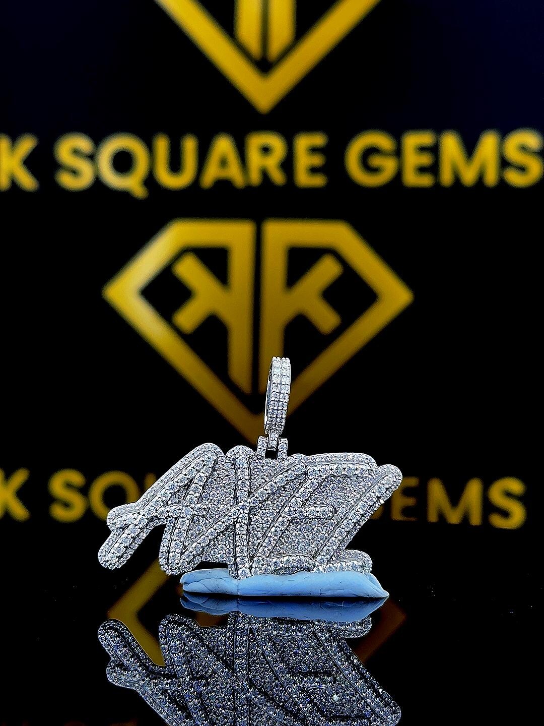 Custom Number Hip Hop Pendant, Custom Your Lucky Letter, Hip Hop Number ...