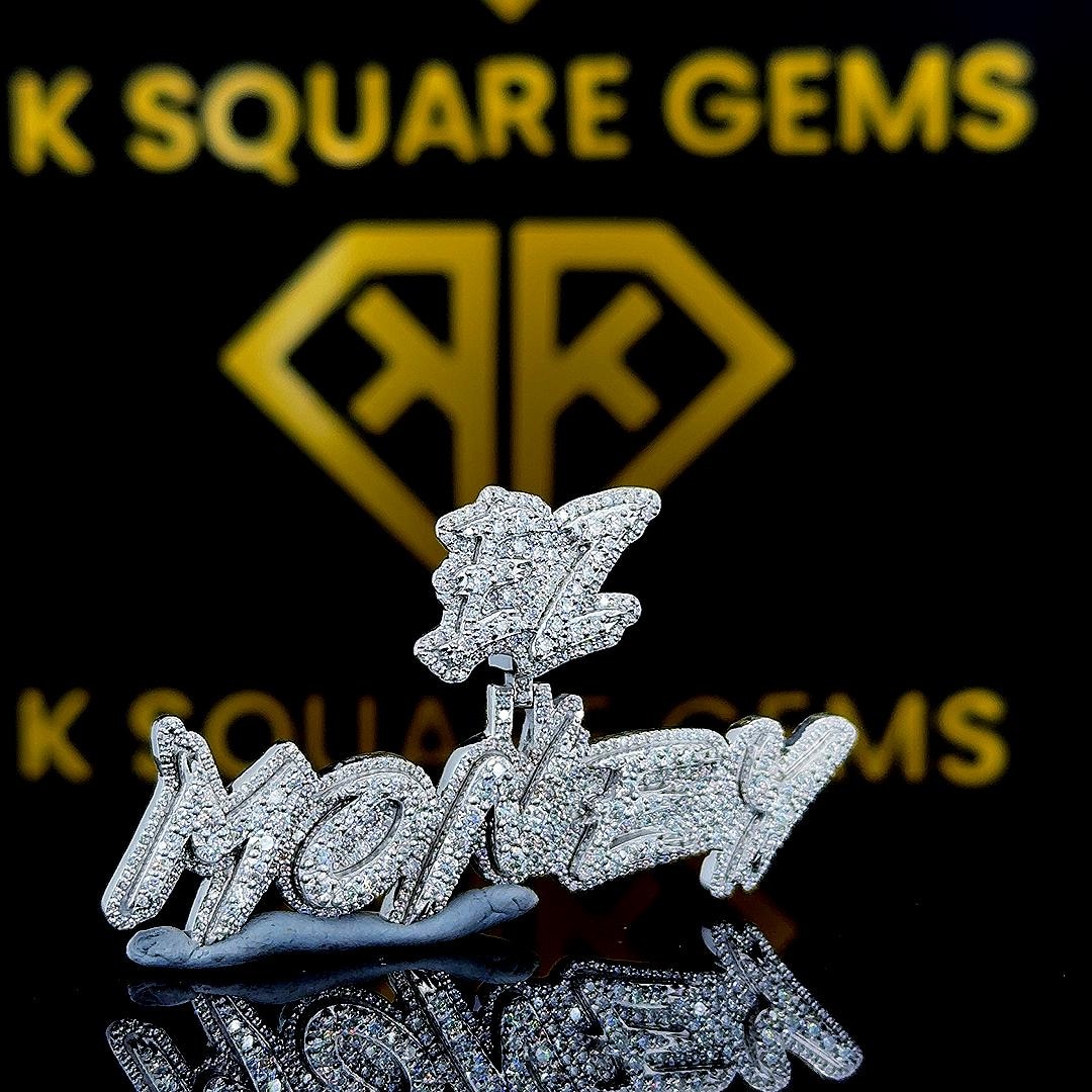Custom Letter Hip Hop Pendant, Custom Your Lucky Name, Men's Hip Hop ...