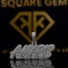 Fully Iced Out Rapper Jewelry Hand Made Hiphop Cartoon Pendant CZ Round ...