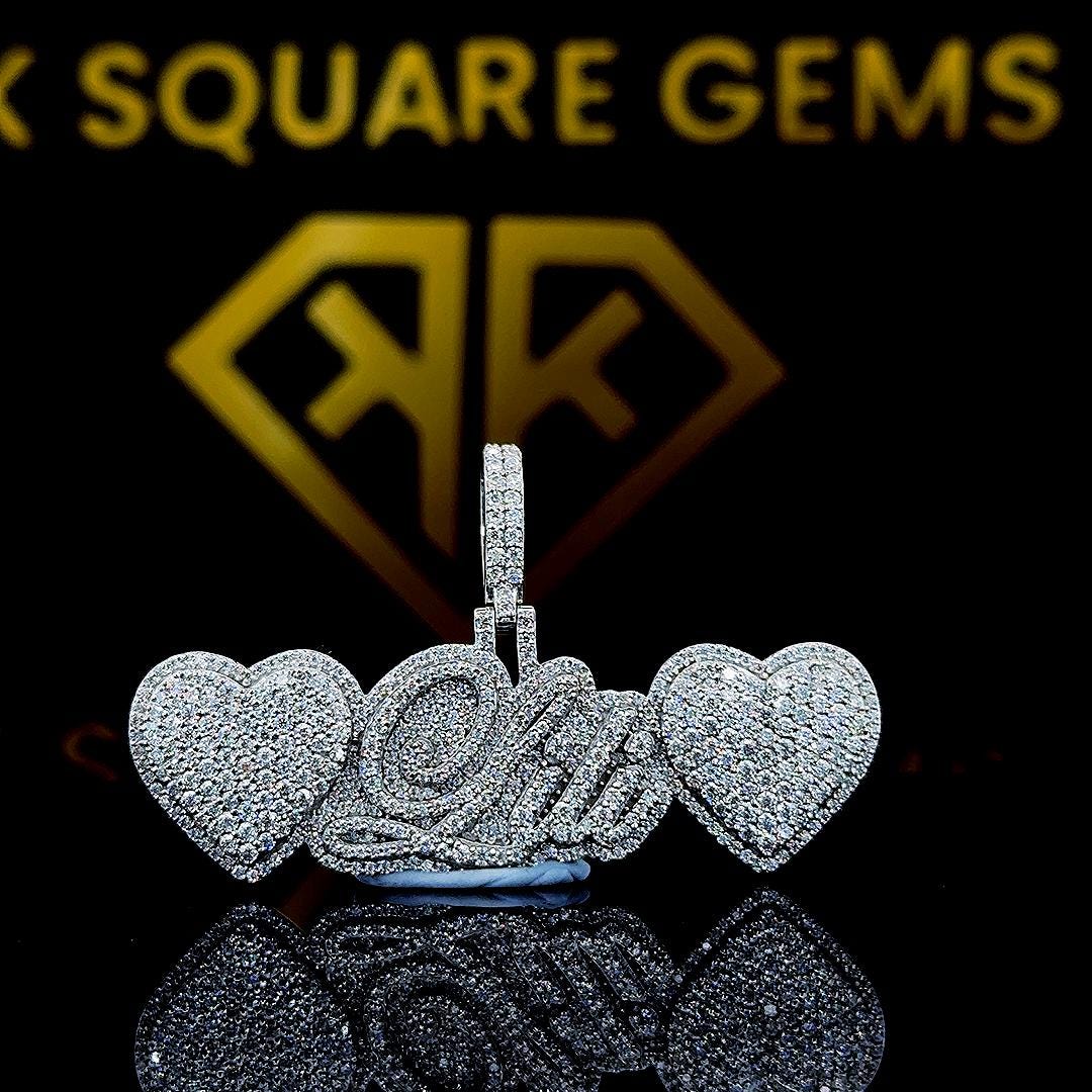 Custom Letter Hip Hop Pendant, Custom Your Lucky Letter, Men's Hip Hop ...