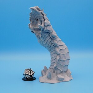 Giant Worm Purple Worm Frost Worm Giant Tunnler D&D Monster Primed - Etsy