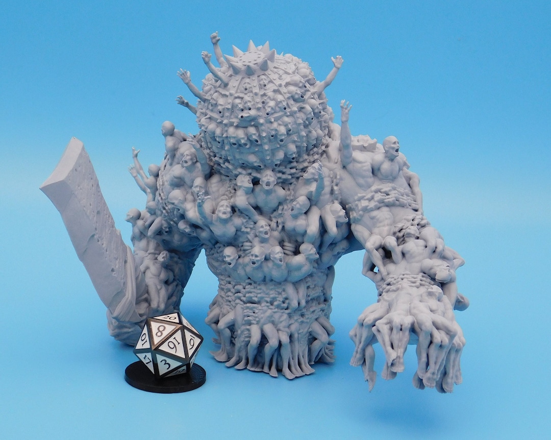 Hell Golem the Rotten Massive Creature Jailer Golem Abomination D&D ...