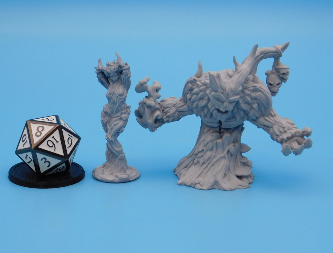 Wood Elemental & Dryad Fey Creatures Bundle Pack Dryad Tree Elemental ...