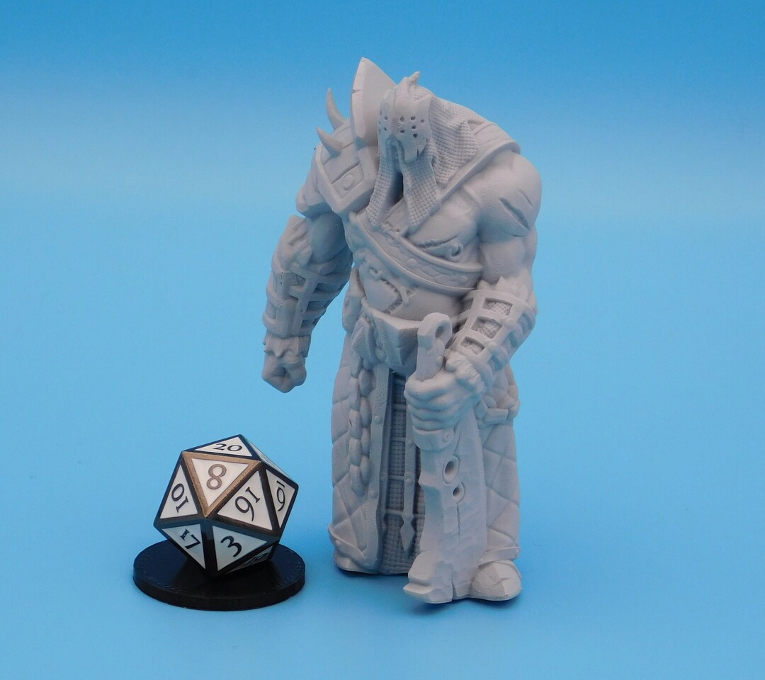 Butcher Brute Demon Butcher Executioner Headsman D&D Monster Primed - Etsy