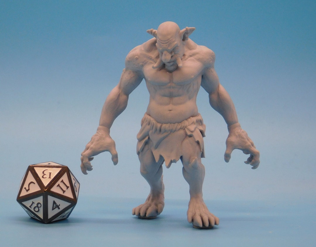 The Troll Forest Troll Dire Troll War Troll D&D Monster Primed - Etsy