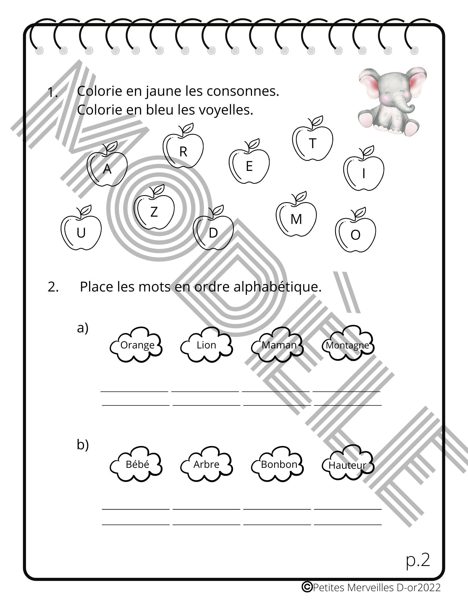 GRAMMAR REVISION Book Printable in French | 1st and 2nd Year of ...