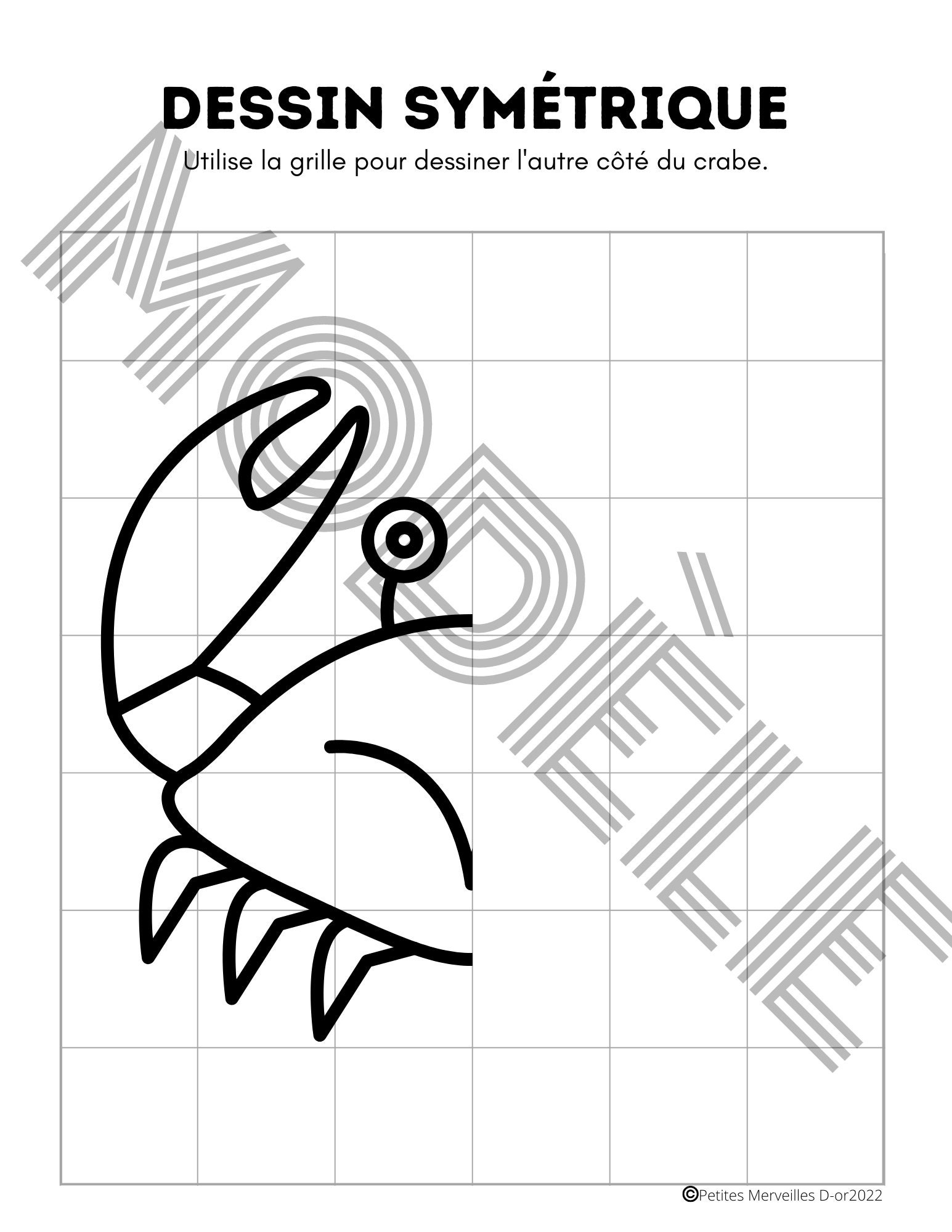 Printable Symmetrical Tracing Notebook | Coloring Book | Activities to ...
