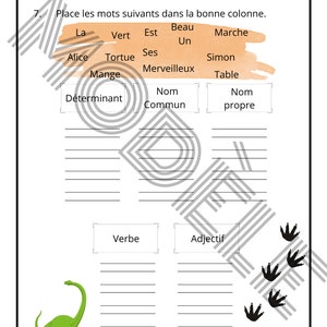 GRAMMAR REVISION Book Printable in French | 1st and 2nd Year of ...