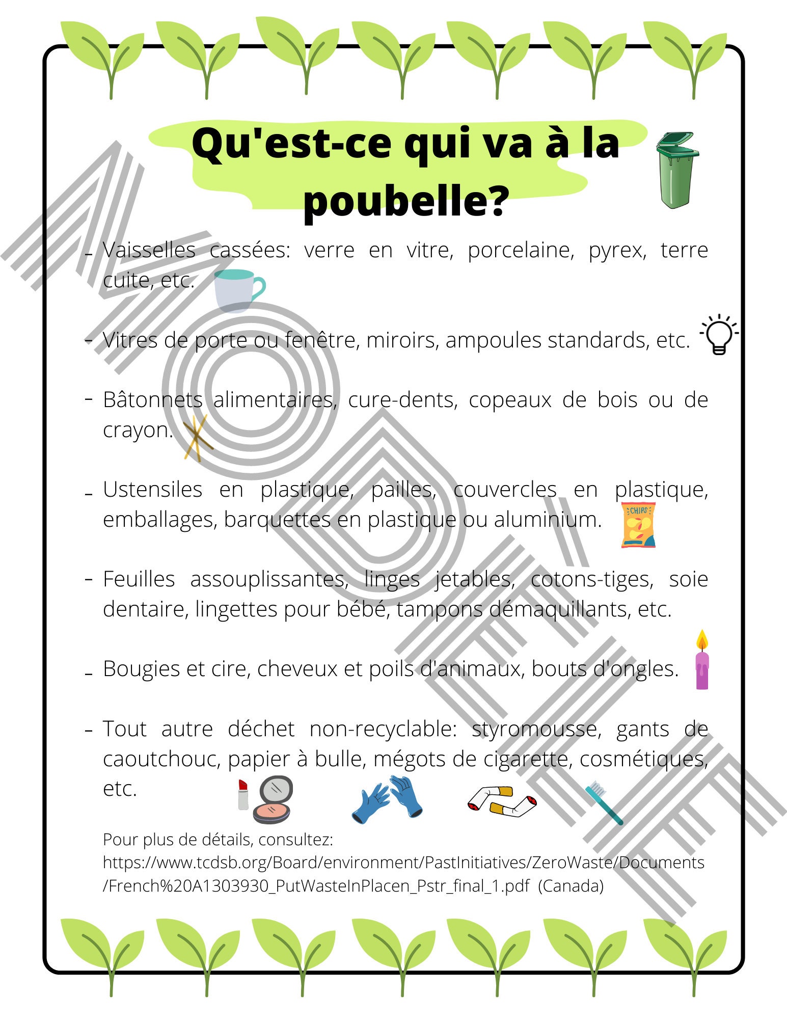 SAVE THE PLANET Activity Printable in French | Environment and Waste ...