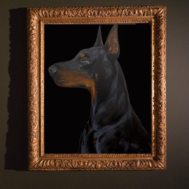 Doberman Art - Etsy