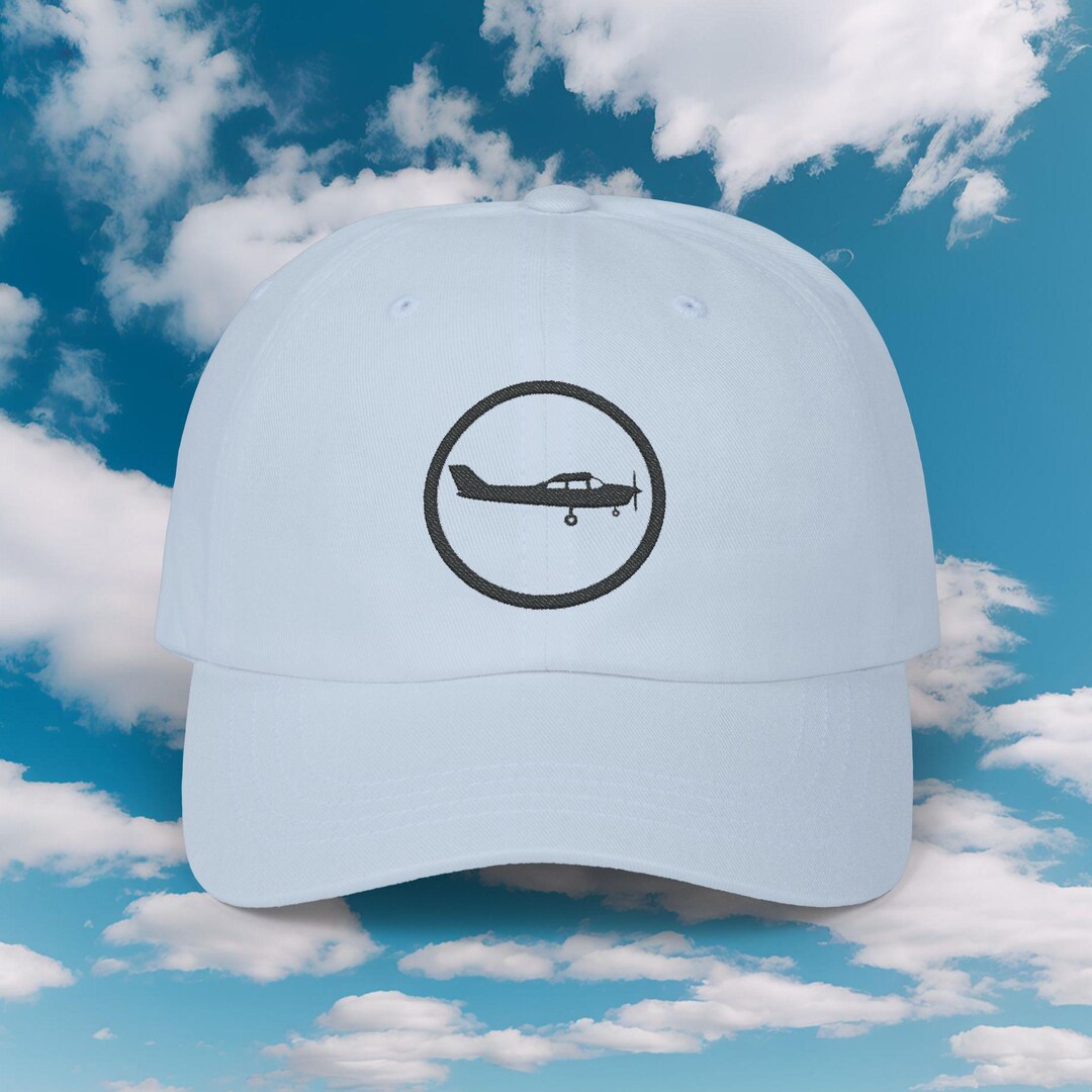 Classic Cessna Embroidered Hat Pilot Gift, Gender Neutral, Aircraft ...