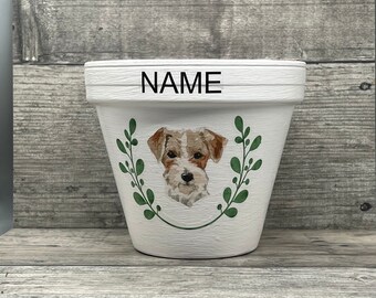 Jack Russell Pet Planter - Etsy UK