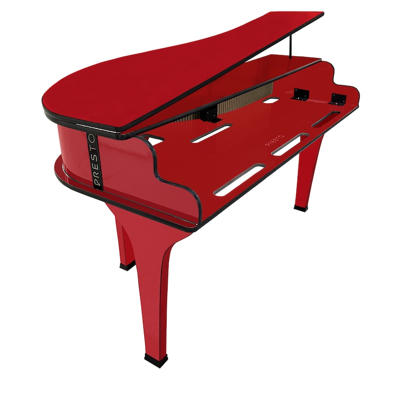 Presto Piano S30P Shell With Prop-top in Gloss Black (or White/red/blue ...
