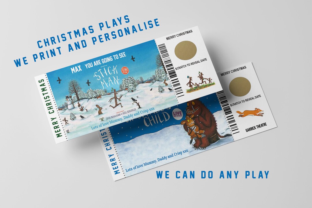 Surprise Trip Ticket Elf, Stickman, Gruffalo's Child Peter Pan Goes ...