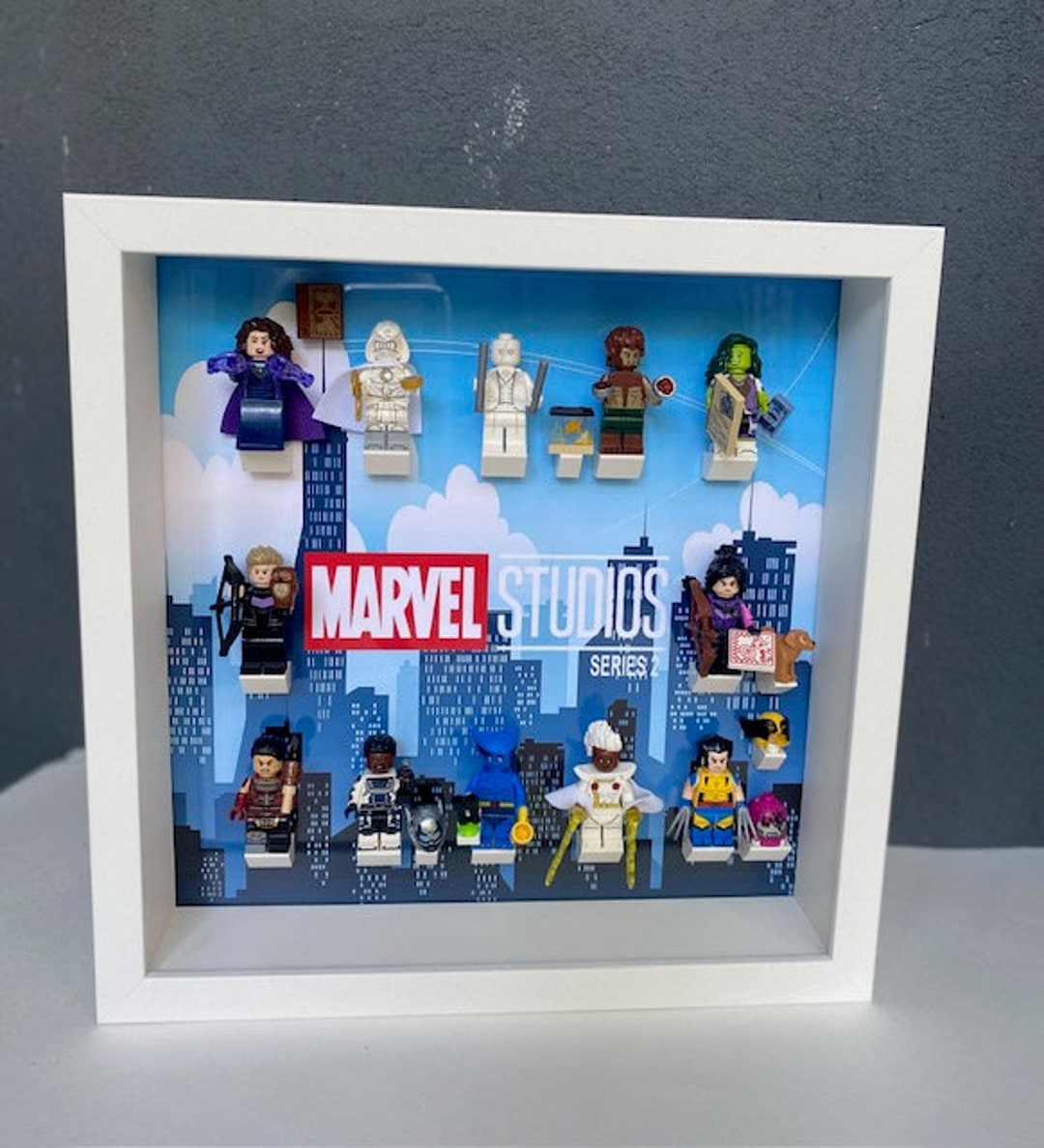 Display Case Frame for Lego Marvel Studios Minifigures 71039 - Etsy