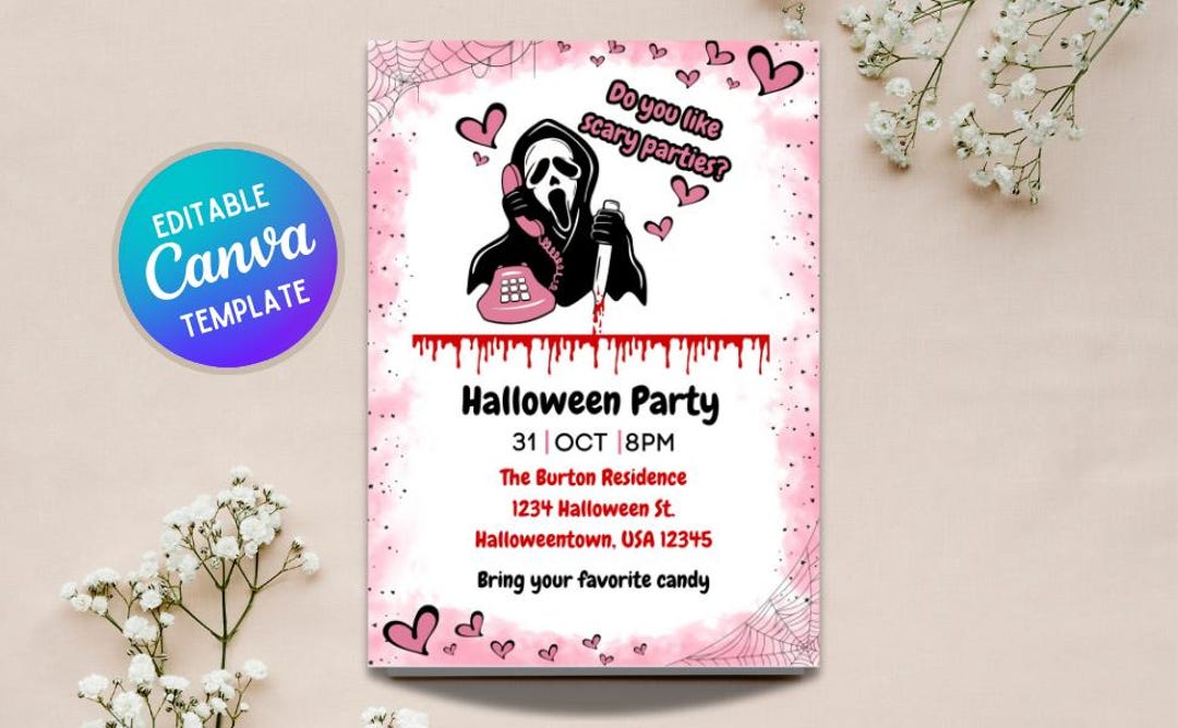 Ghost Face Ghostface Scream Horror Halloween Friends Costume Spooky ...